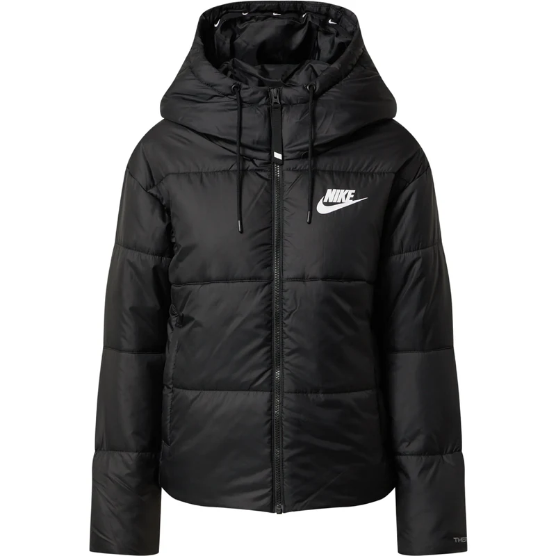 Nike Sportswear Starpsezonu jaka melns / balts - GLAMI.lv